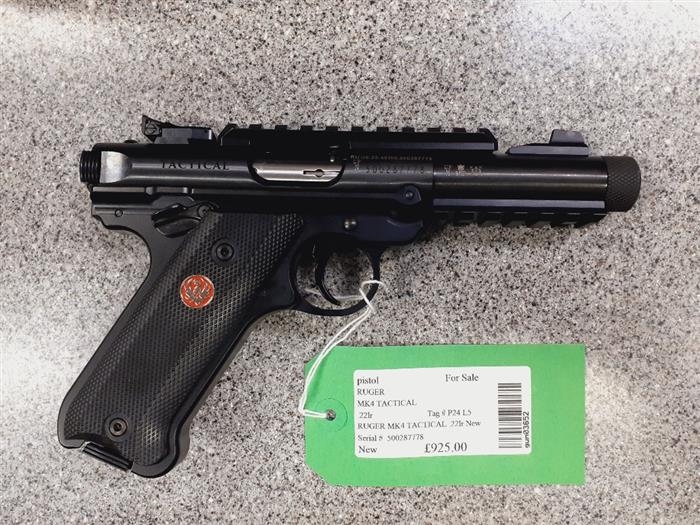 RUGER .22 LR MK4 TACTICAL For Sale UK