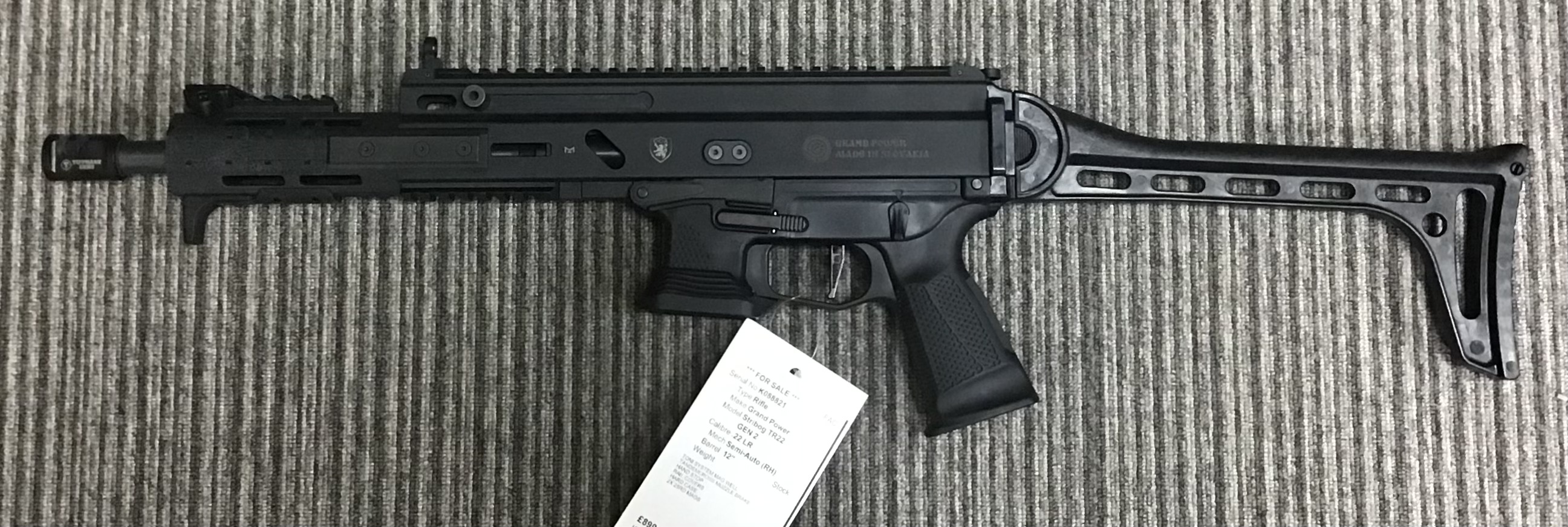 GRAND POWER .22 LR Stribog Tr22 For Sale UK